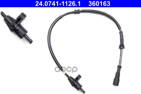 Датчик вращения колеса [ABS] задний R RENAULT Megane/Scenic 99-03 Ate арт. 24-0741-1126-1