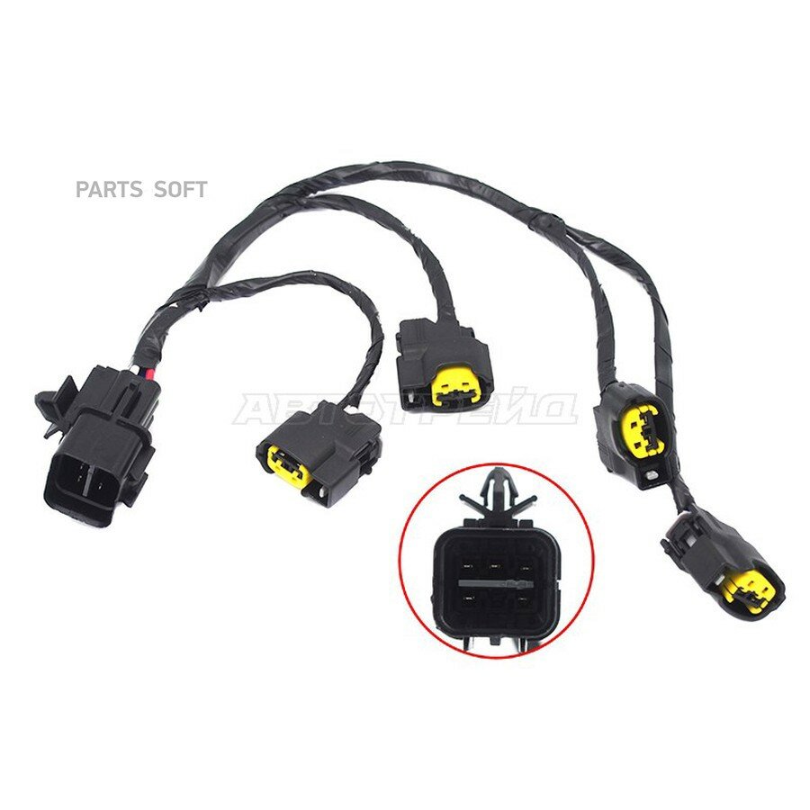 Комплект проводов катушек зажигания HYUNDAI SOLARIS/KIA RIO/CEED 1,4/1,6 SAT ST-27350-2B000 | цена за 1 шт