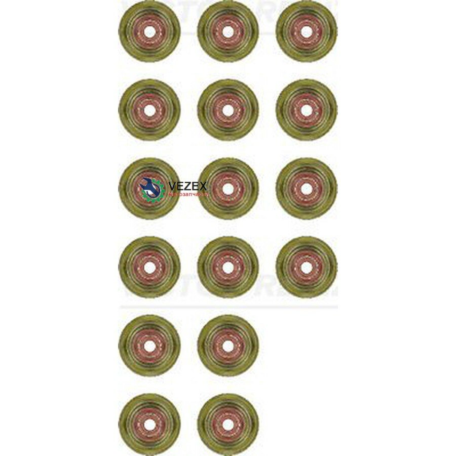 VICTOR REINZ 125339301 Комплект сальников клапанов CHEVROLET CRUZE (J300) 1.6 05.2009 - <=> DAEWOO NEXIA Saloon 1.5 16V (19) 02.1995 - 08.1997 <=> DAEWOO NEXIA Saloon 1.6 07.2008 -