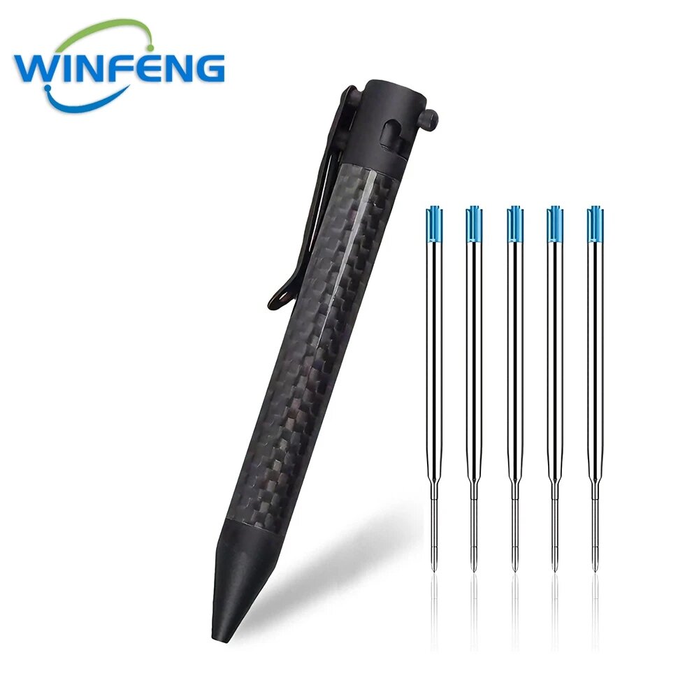 Тактическая ручка LISM Self defense pen With Blue Refills