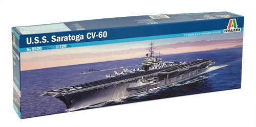 Сборная модель "Корабль U.S.S. SARATOGA CV-60" (1:720), артикул 5520