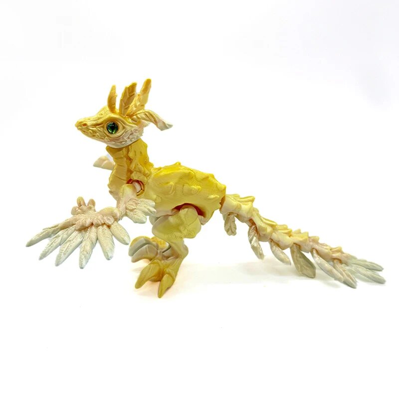 Фигурки динозавров 3D принтер Светло-желтый, Random Gradient D