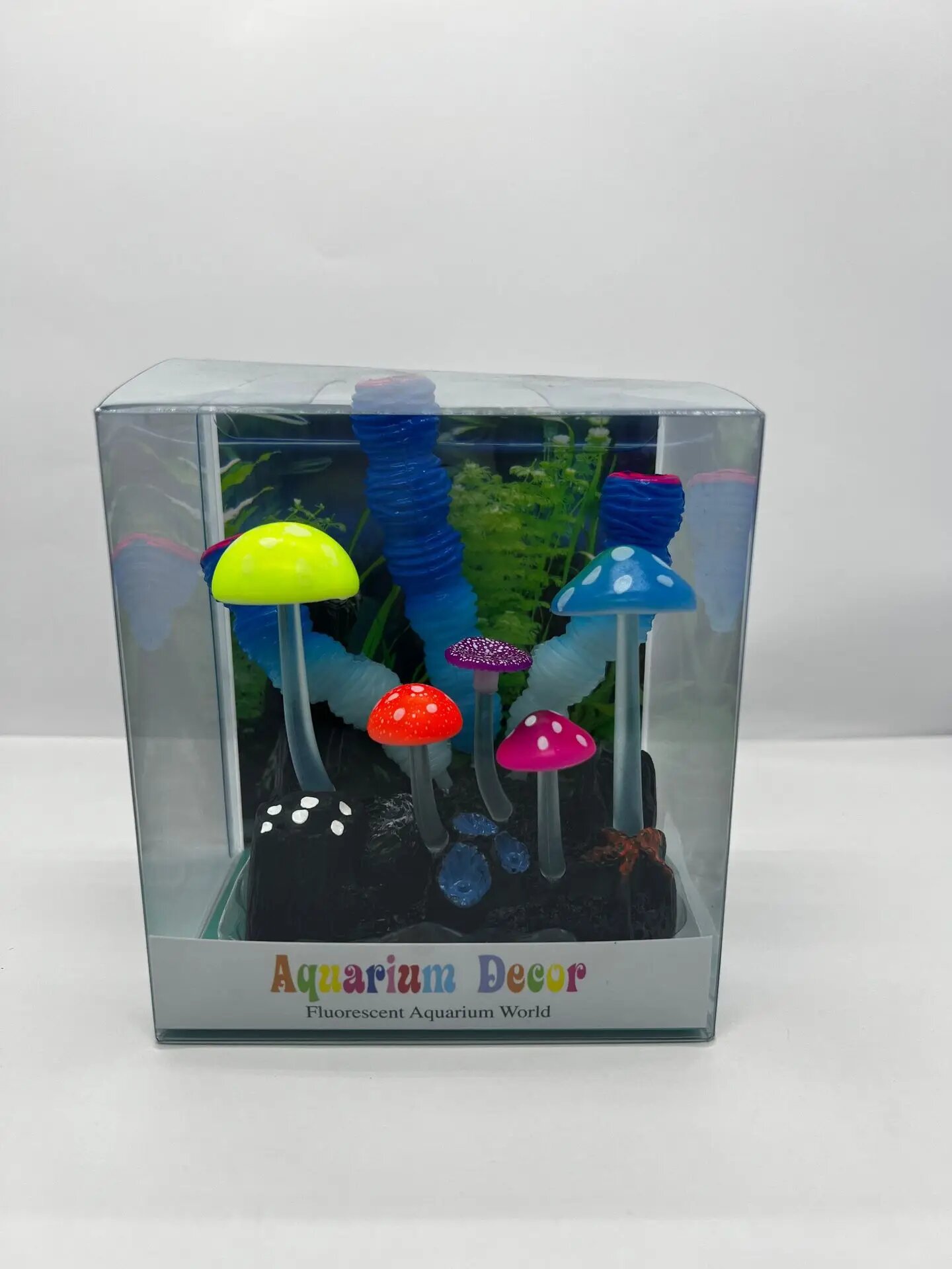 Искусственный коралл для аквариума Синий