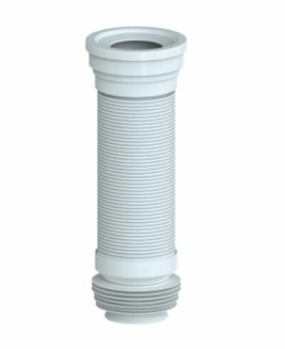 Гофра для унитаза Unicorn T550 белая, пластиковая 550х110 мм