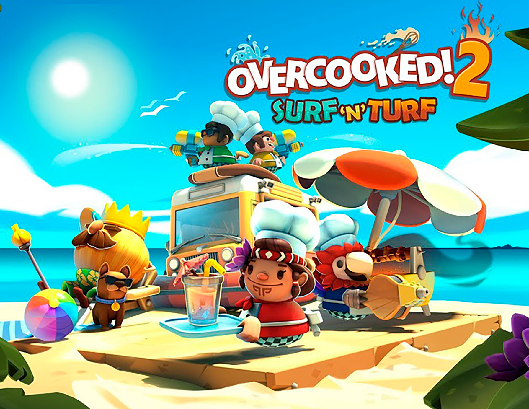 Overcooked! 2 - Surf 'n' Turf, Team 17 Software, цифровая версия, Steam (Для платформы PC)