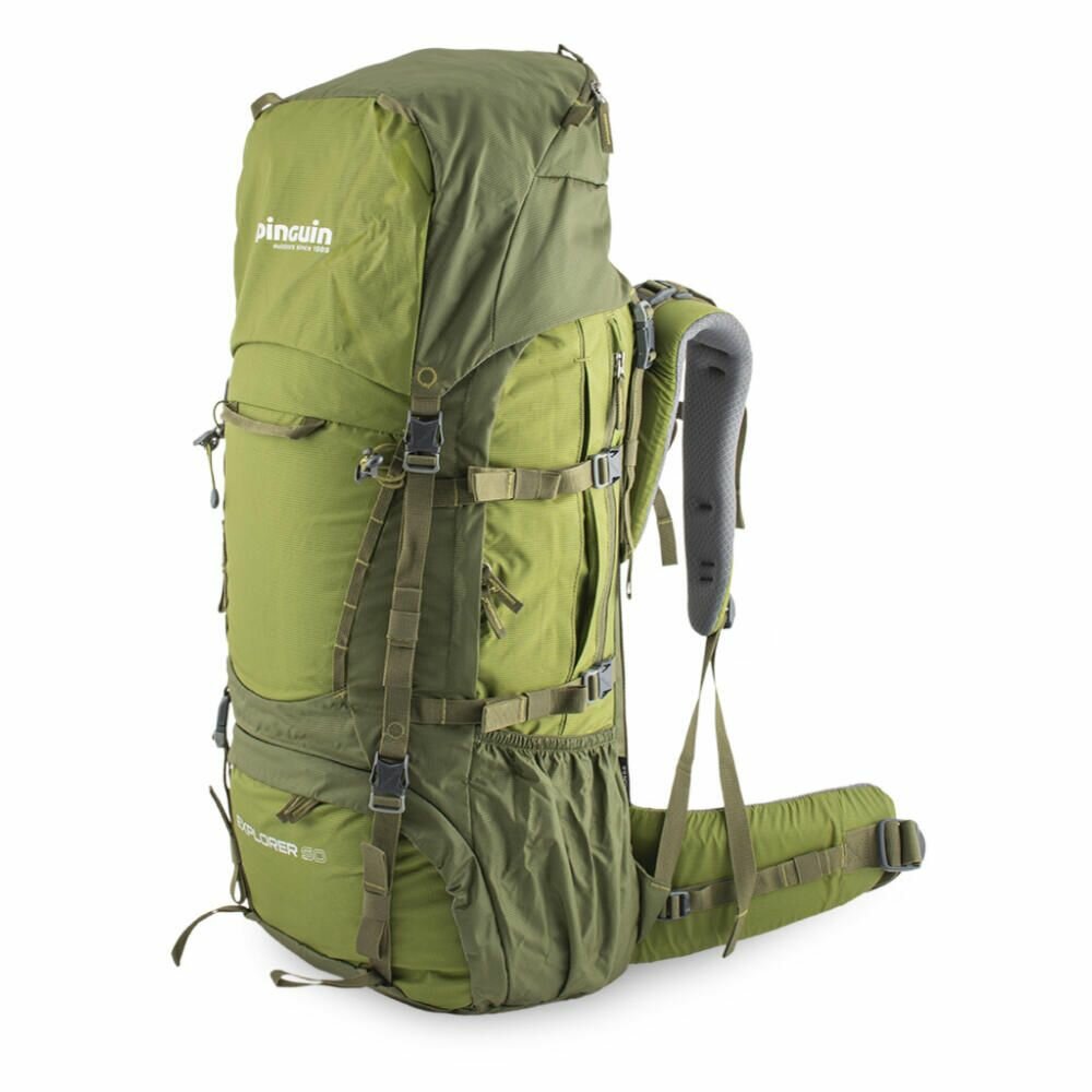 Трекинговый рюкзак Pinguin Explorer, Decathlon, Цвет: Хаки, Размер: 50 л