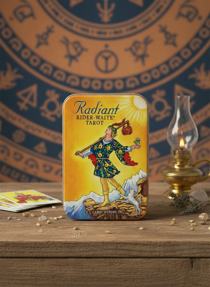Карты Таро "Radiant Rider-Waite Tarot deck in a Tin" US Games / Радужное Таро Райдера-Уэйта 63637