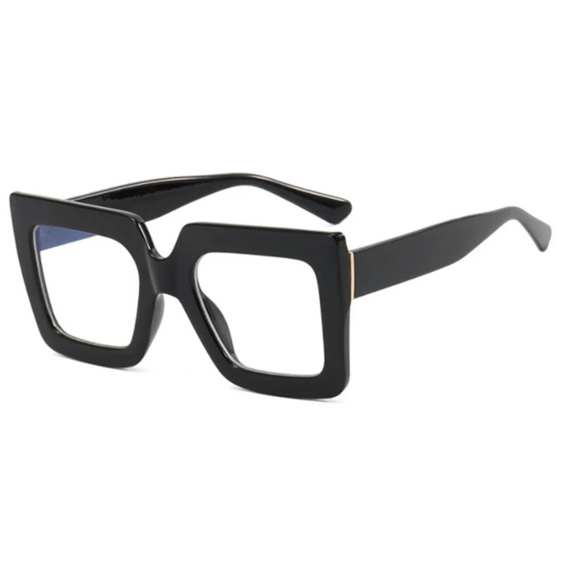 Черные квадратные очки для зрения -2.5, 1.56 myopia