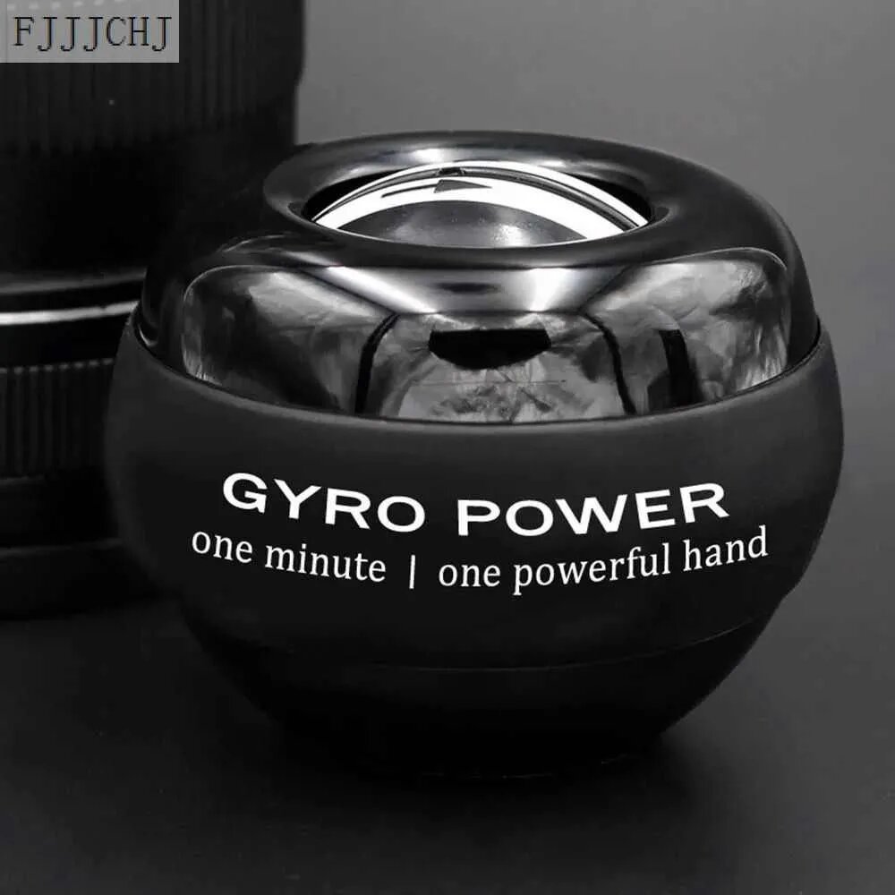 Кистевой гироскопический эспандер Gyro Ball для тренировки кистей рук, черный, 1 шт — фото 1
