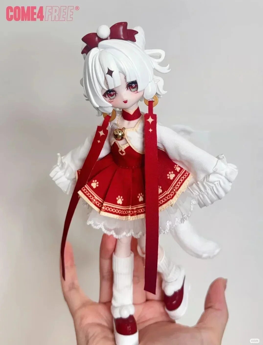 Come4free Minty Lucky Little Sign Spirit Series 1/8 Bjd кукла Белый, Open-Jin Yue