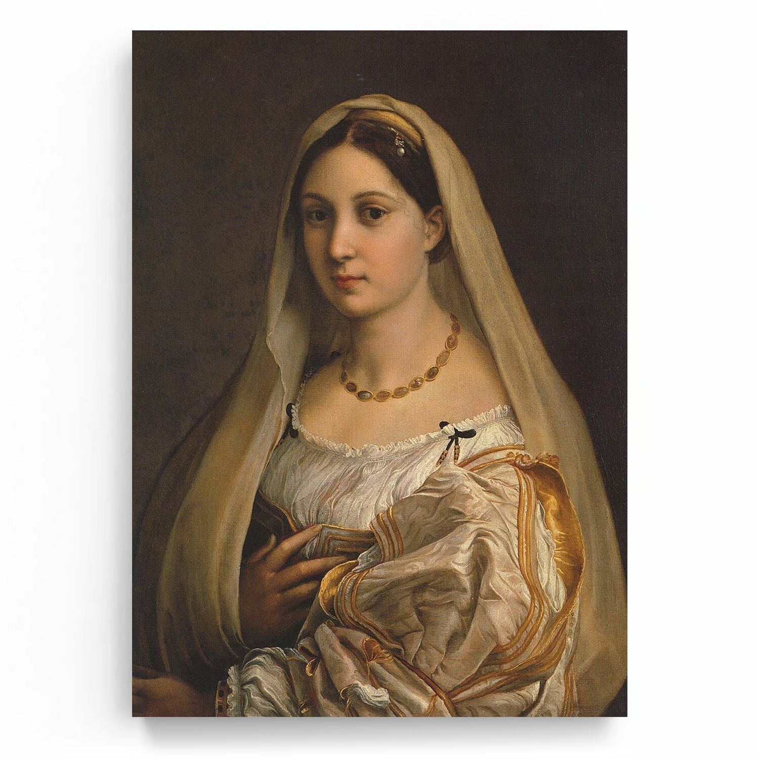 Картина / репродукция, Рафаэль Санти "Донна Велата", 60х80 см.