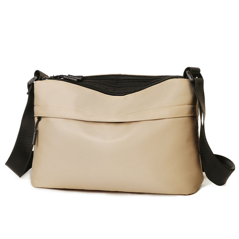 Мужская сумка-кроссбоди для путешествий, простая и стильная наплечная сумка, большая вместимость, водонепроницаемая, повседневная спортивная дорожная сумка небольшого размера.