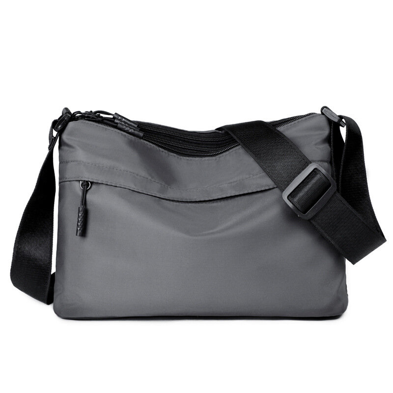 Мужская сумка-кроссбоди для путешествий, простая и стильная наплечная сумка, большая вместимость, водонепроницаемая, повседневная спортивная дорожная сумка небольшого размера.