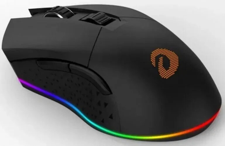 Беспроводная игровая мышь EM901X, черная, RGB подсветка