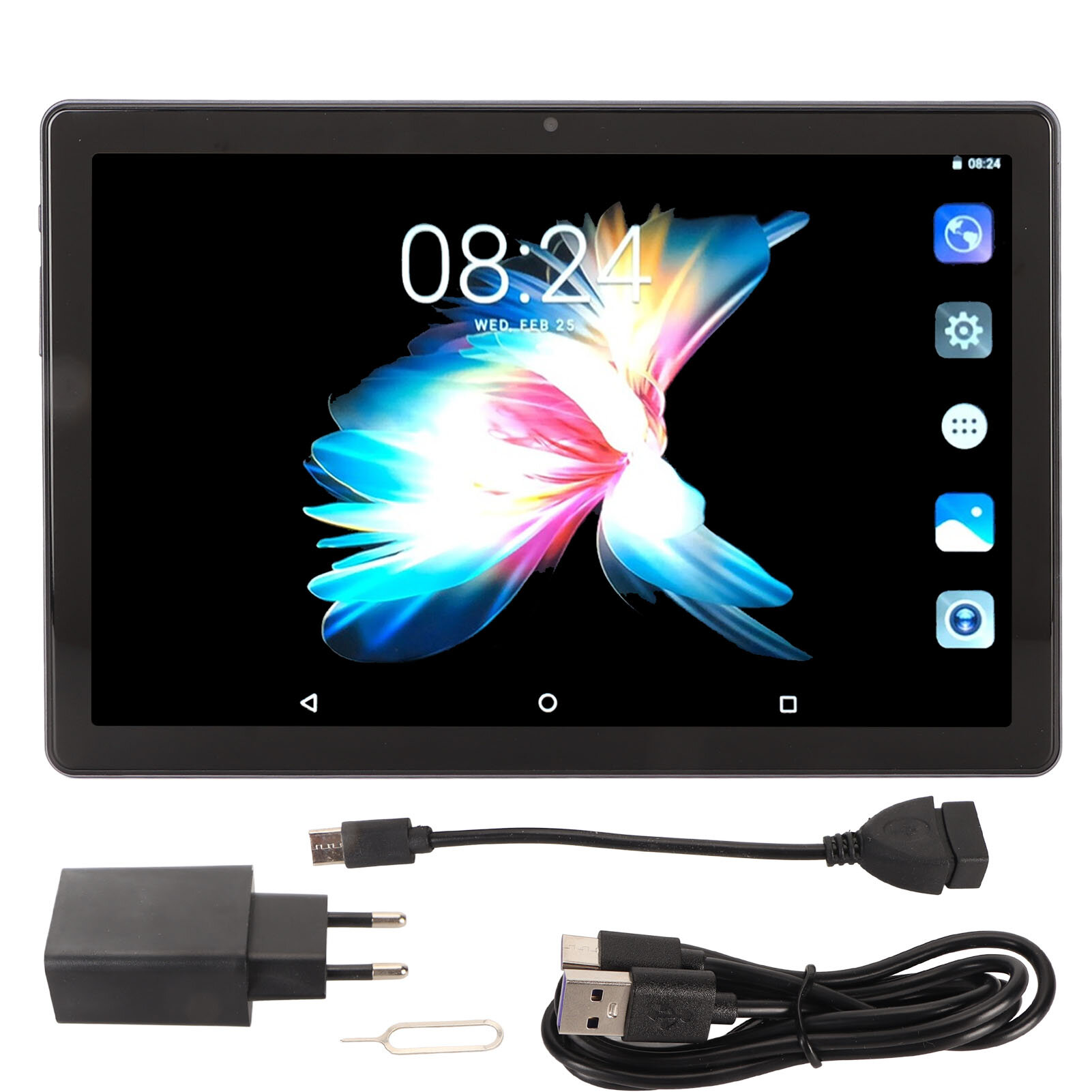 Планшет 10,1 дюйм Android 13.0, 2560x1600, 8 ГБ ОЗУ, 128 ГБ ПЗУ, камеры 8 Мп/16 Мп, 8ядерный, для ра