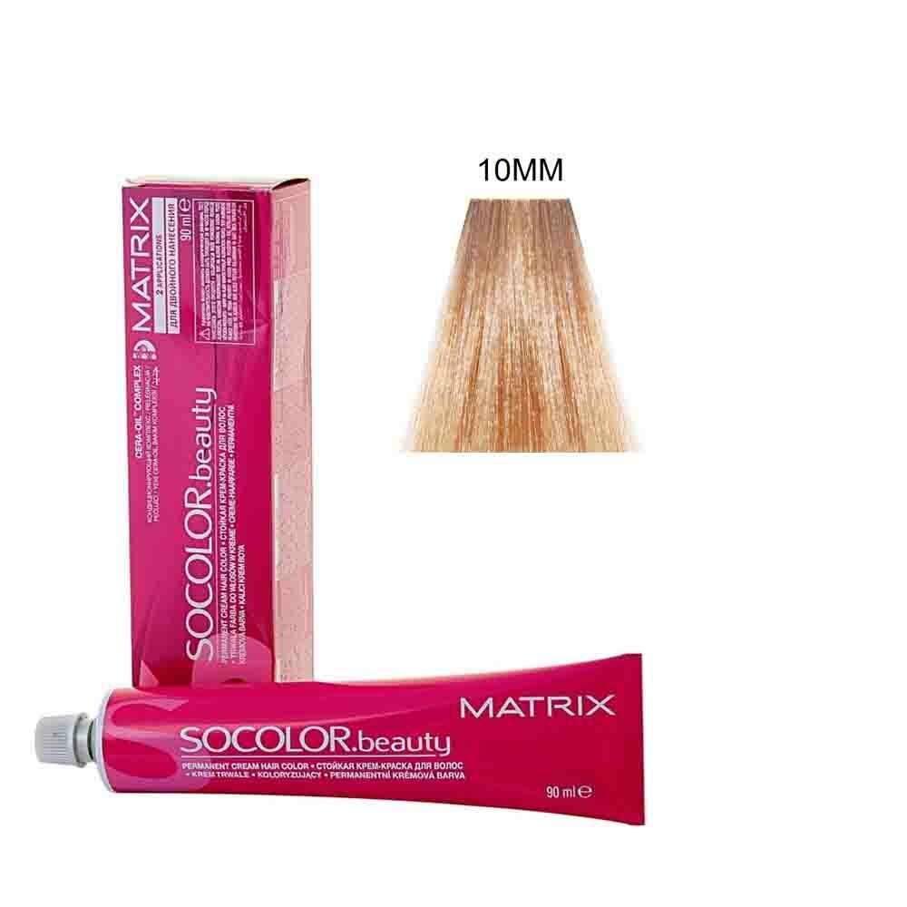 MATRIX Socolor Beauty Краска для волос 10MM очень-очень светлый блонд глубокий мокка, 90 мл