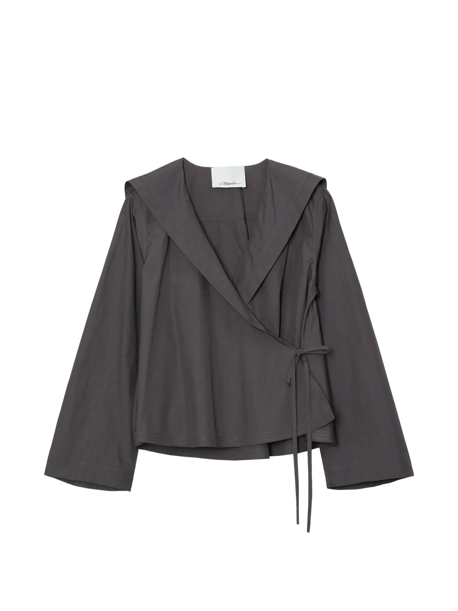 Блуза 3.1 Phillip Lim Wide collar tie blouse