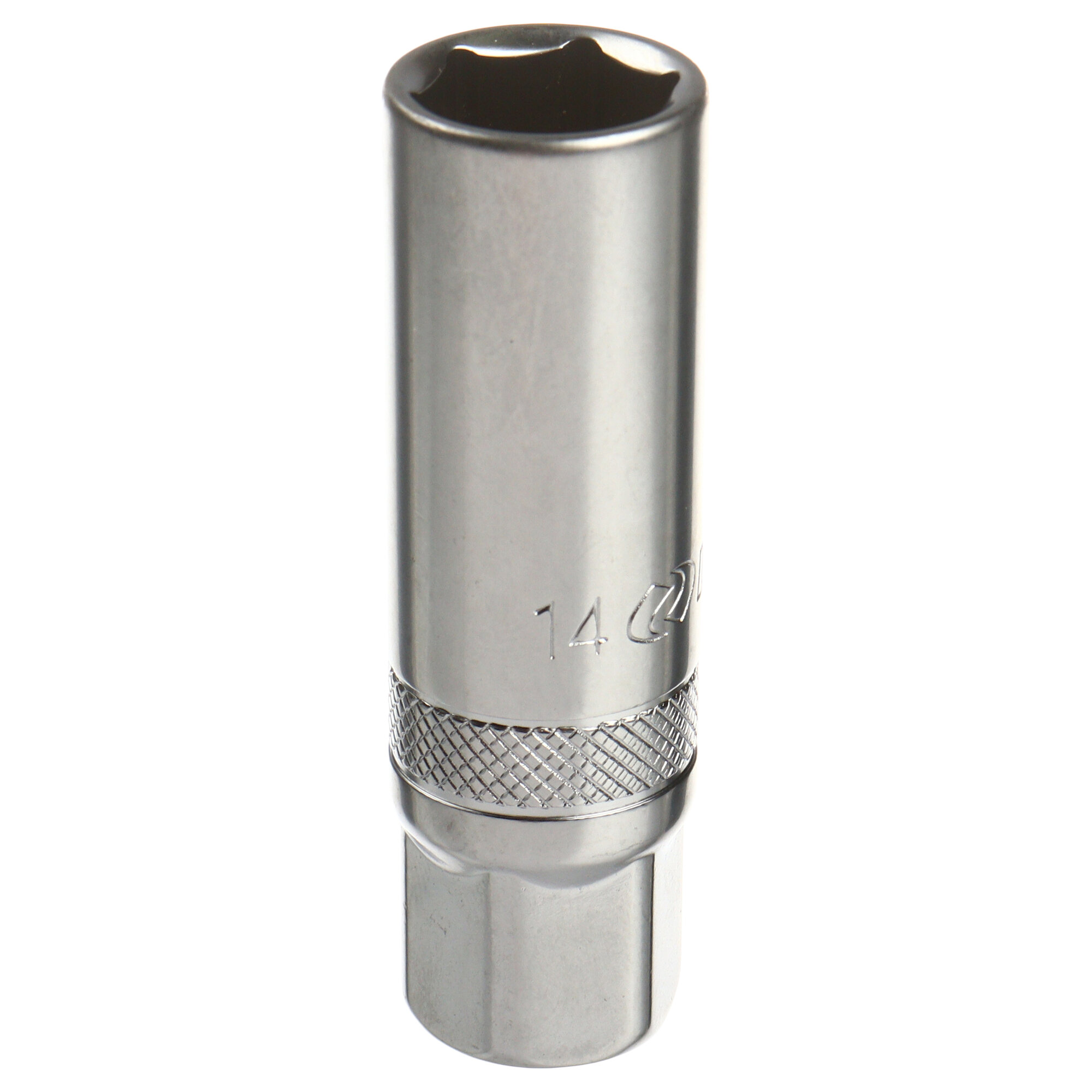 Головка свечная 14мм 3/8" 6-гранная L-65мм LG-37014 LIGE