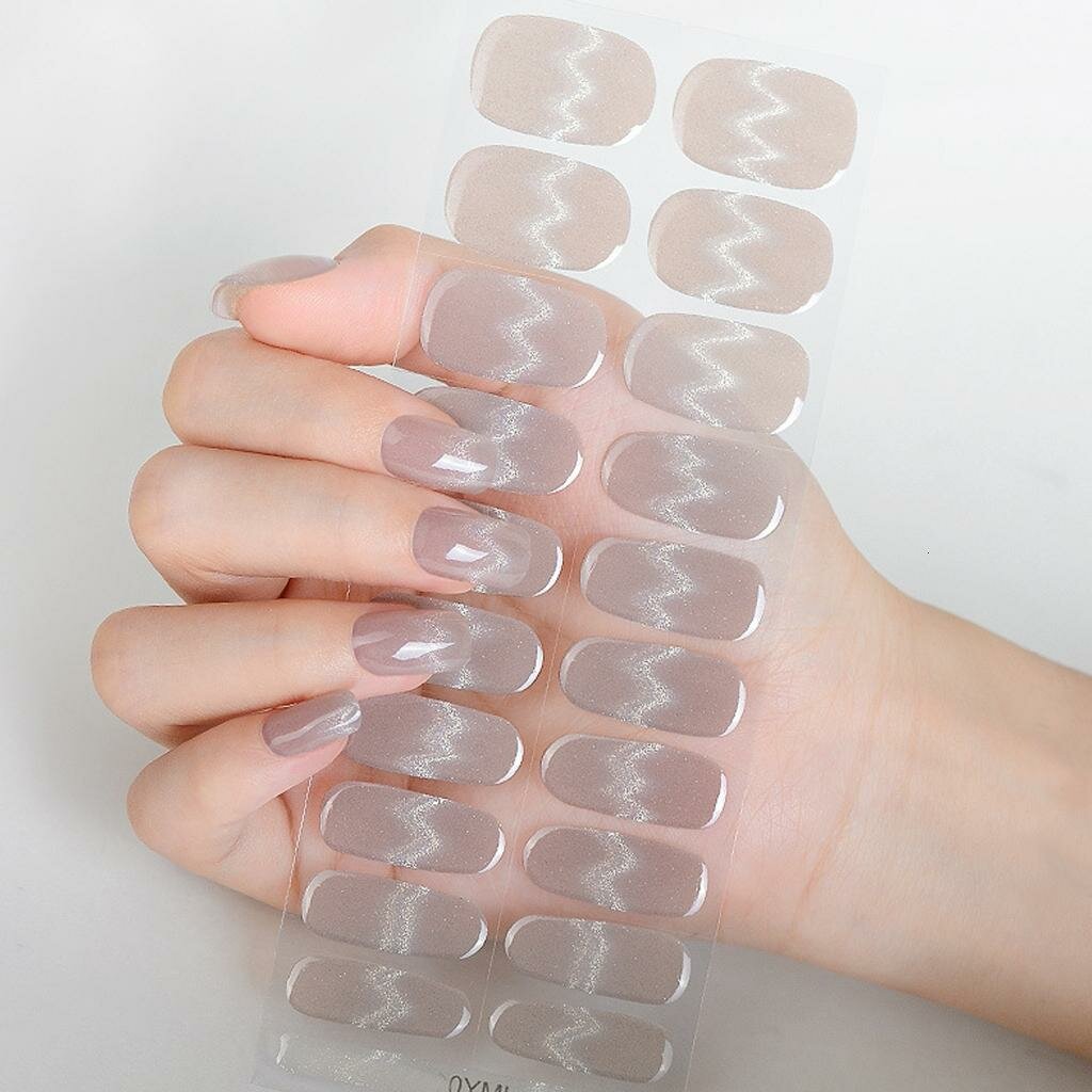 Градиентные самоклеящиеся наклейки для ногтей, JMY026