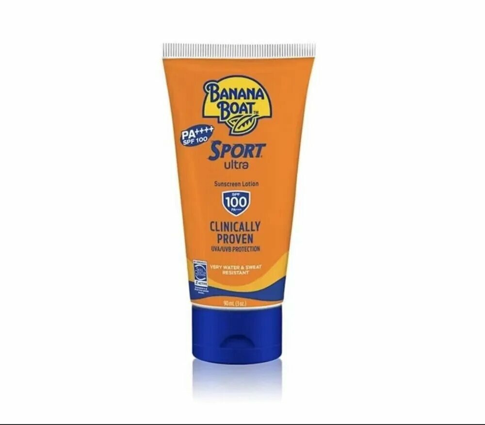 Banana Boat Солнцезащитный крем SPF 100 для всего тела водостойкий и потогонный с УФ-защитой