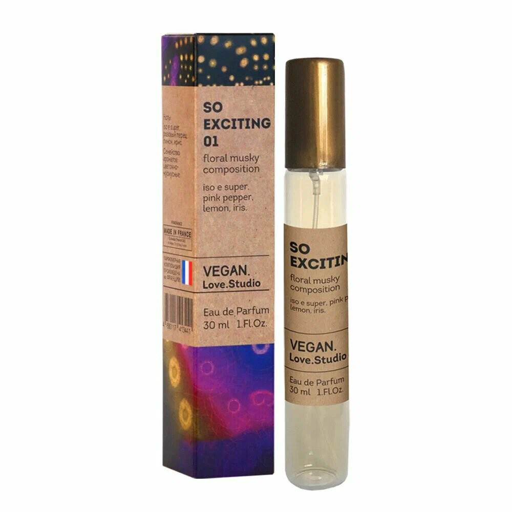 Парфюмерная вода Today Parfum Vegan Love Studio 30ml SO EXCITING 01 (аромат Escentric 0 1) для женщин
