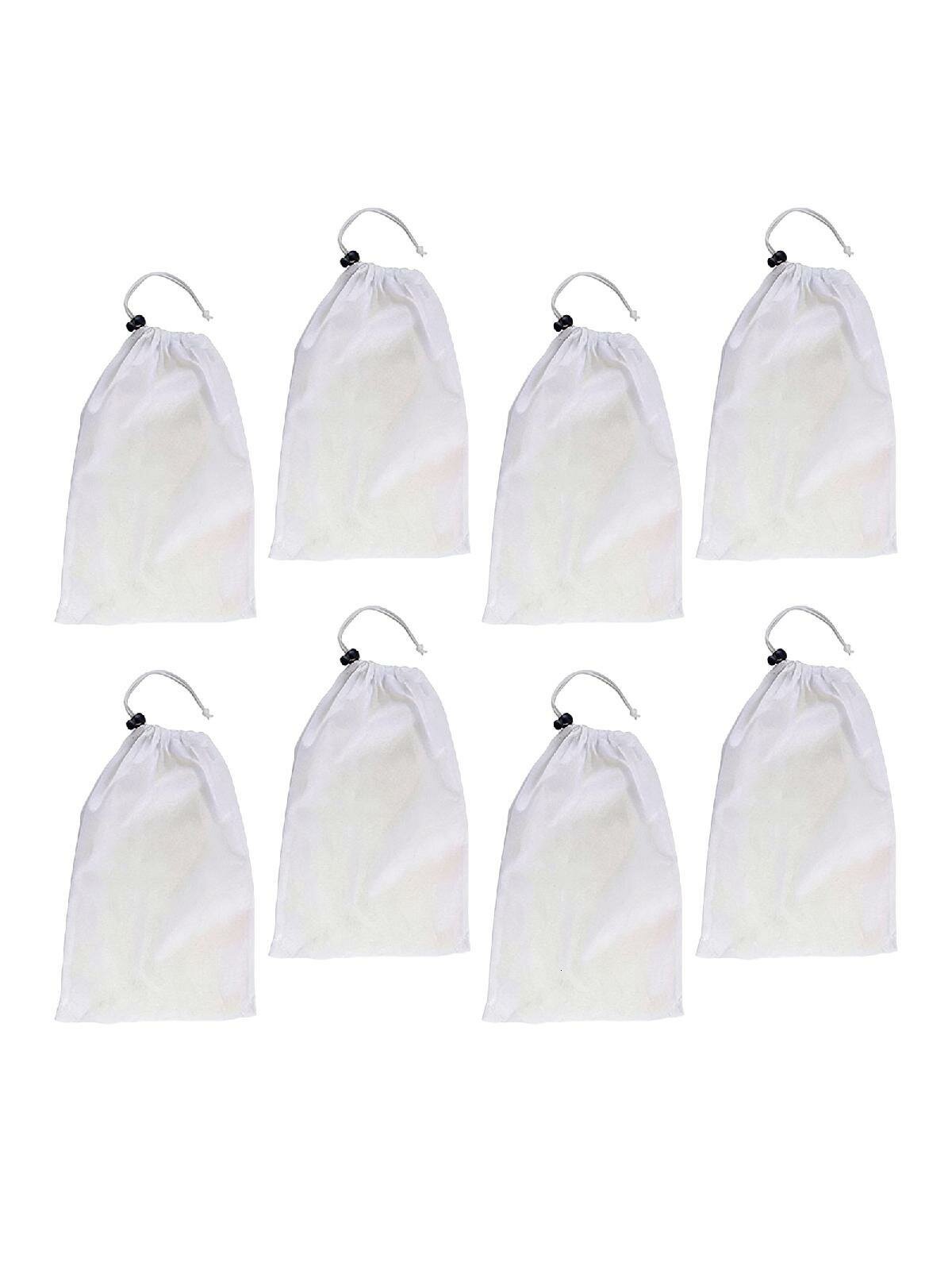 Мешок Для Чистки Листьев в Бассейне с Фиксирующим Шнуром Вакуумный Мешок Для Бассейна из Мелкой Сетки