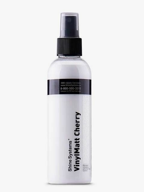 Полироль для пластика салона матовый Shine Systems VinylMatt Cherry (Запах вишни), 200 мл SS864