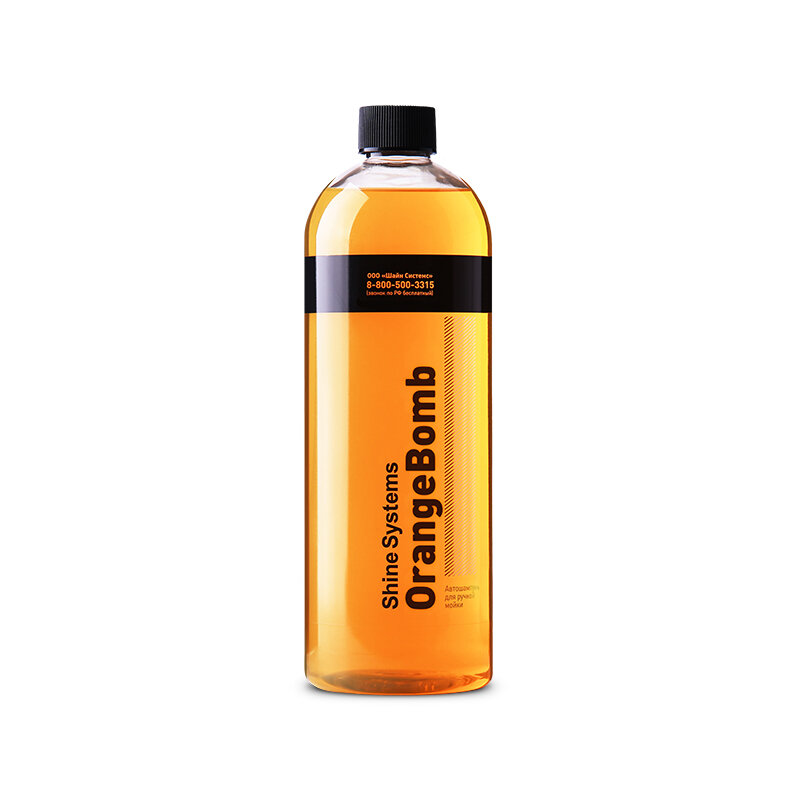 Автошампунь для ручной мойки Shine Systems OrangeBomb Shampoo 750 мл SS771