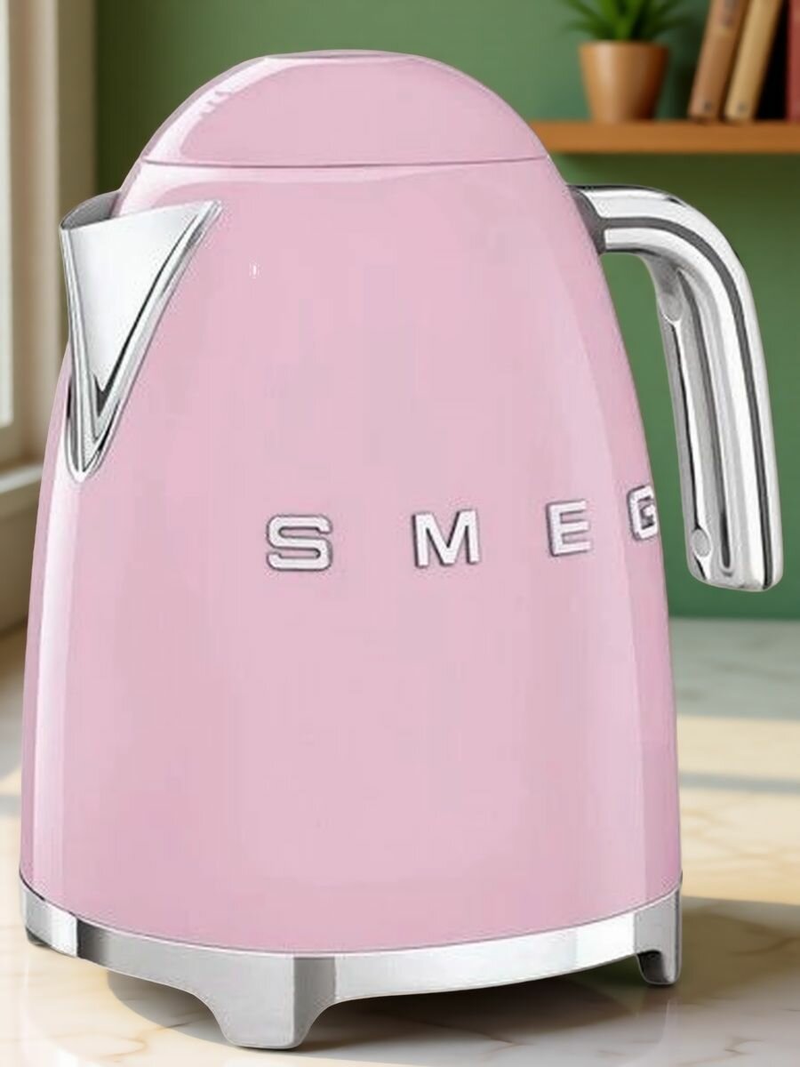 Чайник Smeg KLF03PKEU, розовый