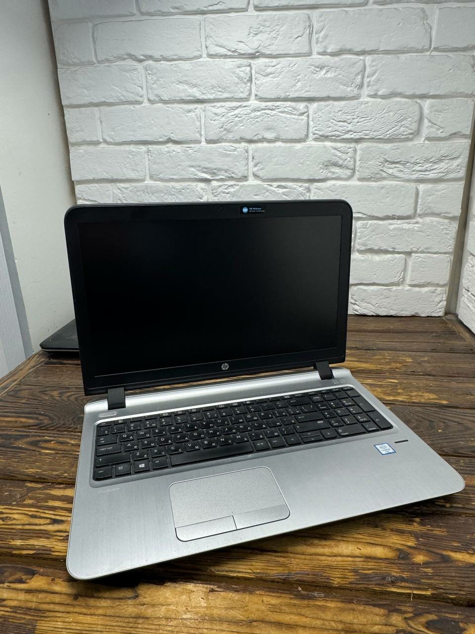 Ноутбук HP ProBook 450 G3 [27] DDR4 Intel Core i3-6100U 2.30Ghz, SSD 120 gb, RAM 4 gb, черный/серебристый, win10