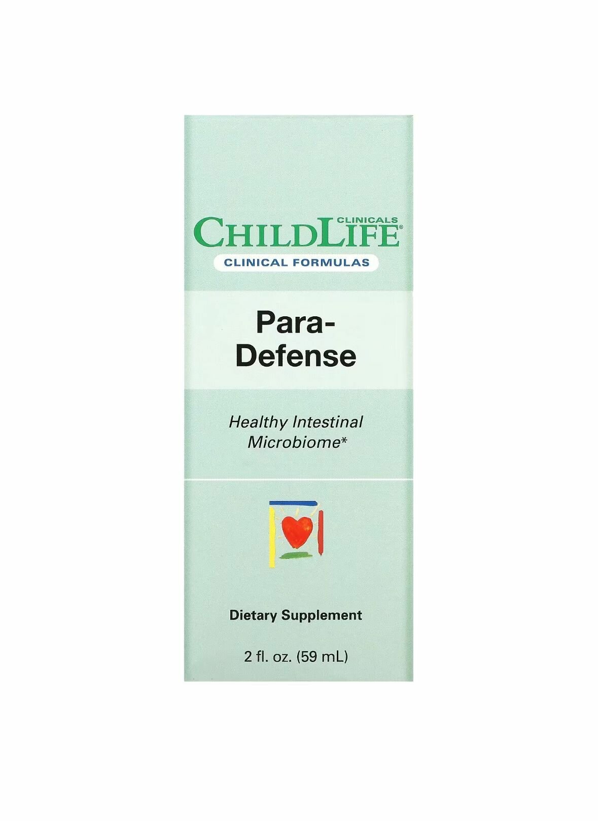 Childlife Clinicals, Para-Defense, для здоровья микробиома кишечника, 59мл