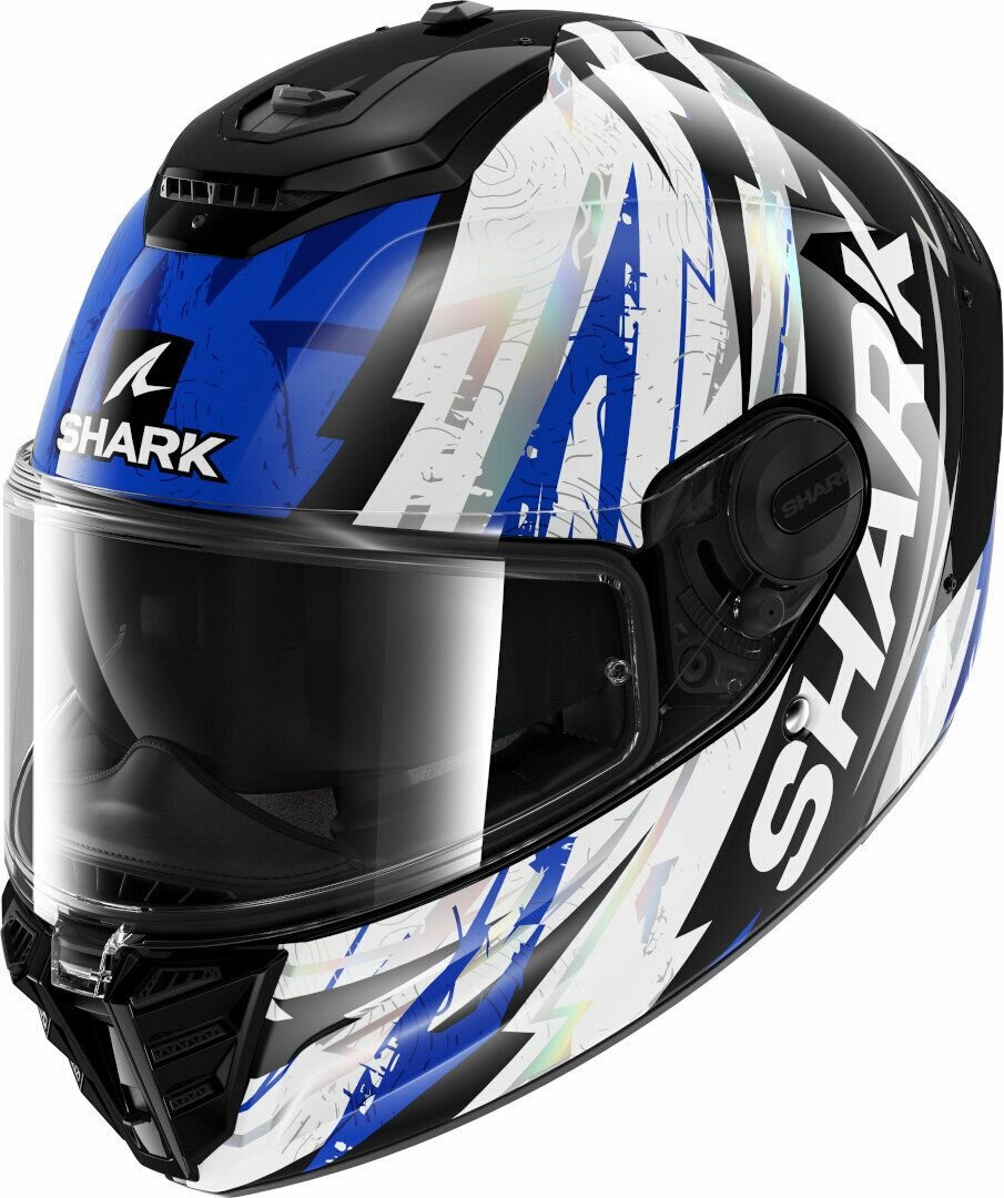 Мотошлем интеграл Shark SPARTAN RS HIBOLT Black/Blue/White, XL