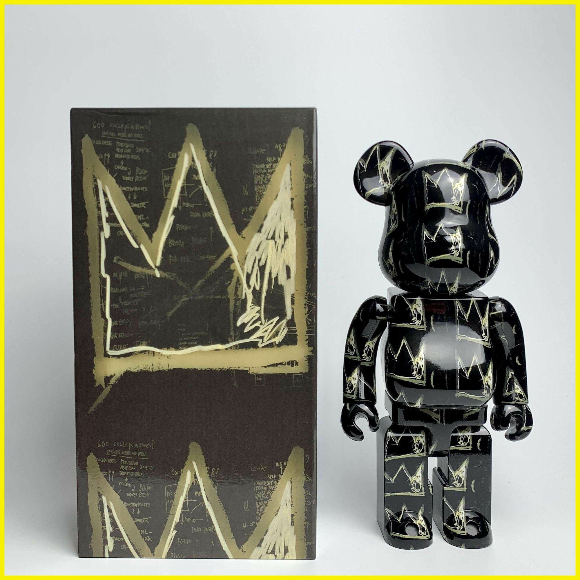 Bearbrick 400% Баския 8-го поколения ABS фигурка действия набор в коробке 27cm