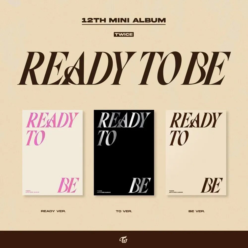 TWICE Ready To Be - 12th mini Album, Box Set, К-поп альбом из Южной Кореи