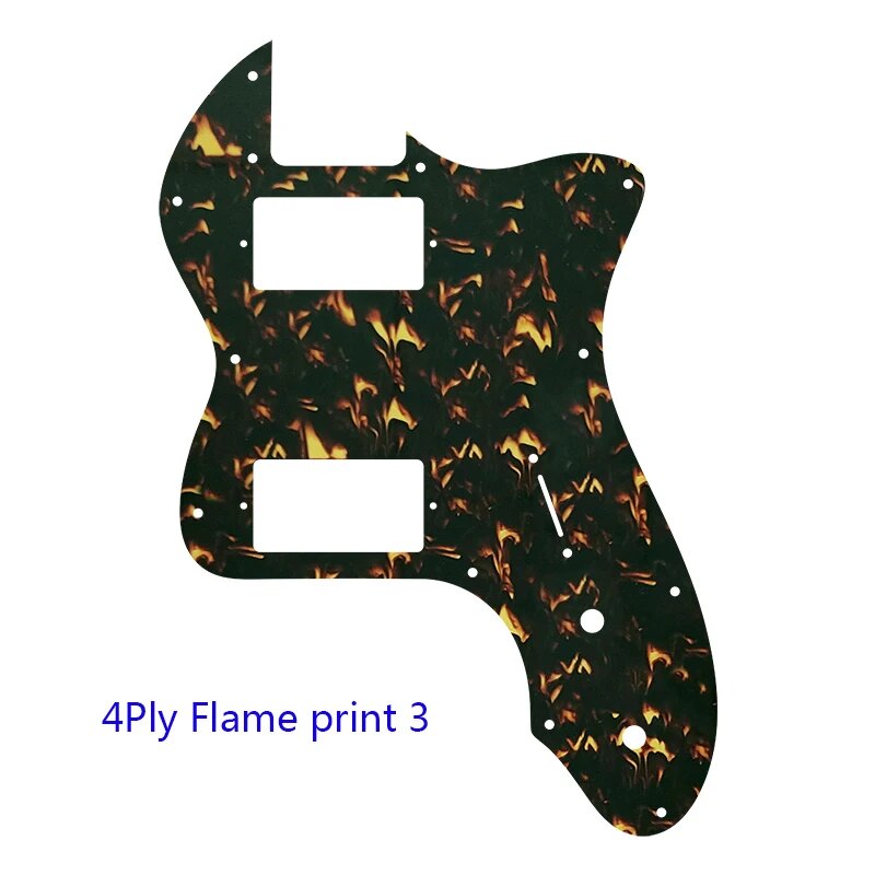 4Ply Flame print 3 Телекастер Пикгард