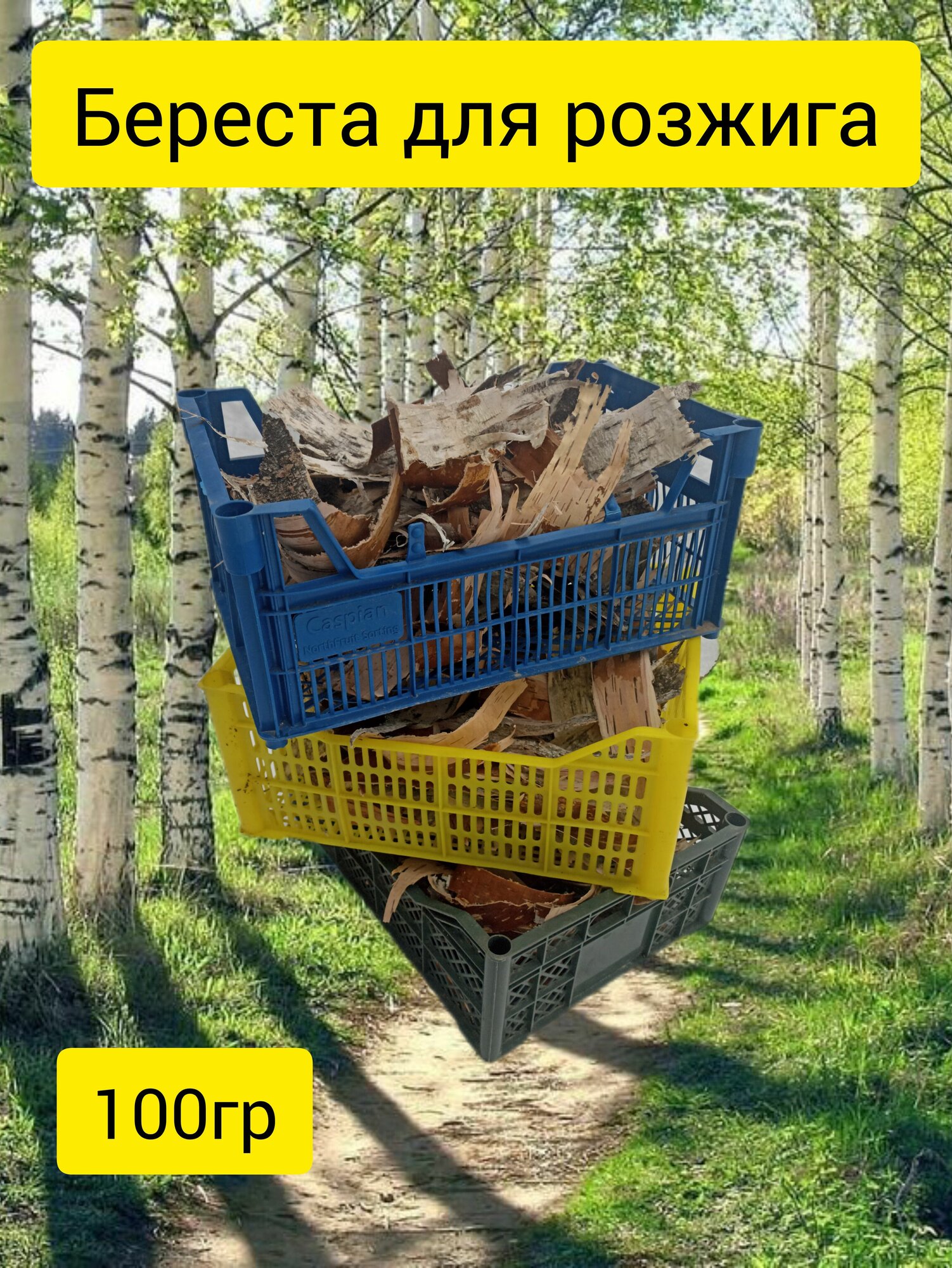 Береста для розжига