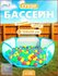 Сухой бассейн для детей овальный 120х38 см голубой складной с шариками для игр и...