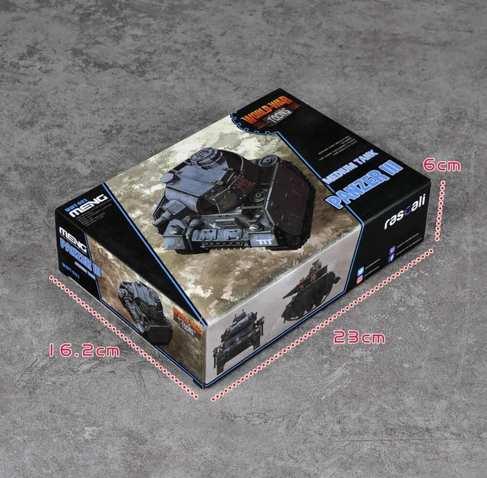 Meng Model WWT-005 Panzer III STUG III Модель сборки танков (Q - версия)