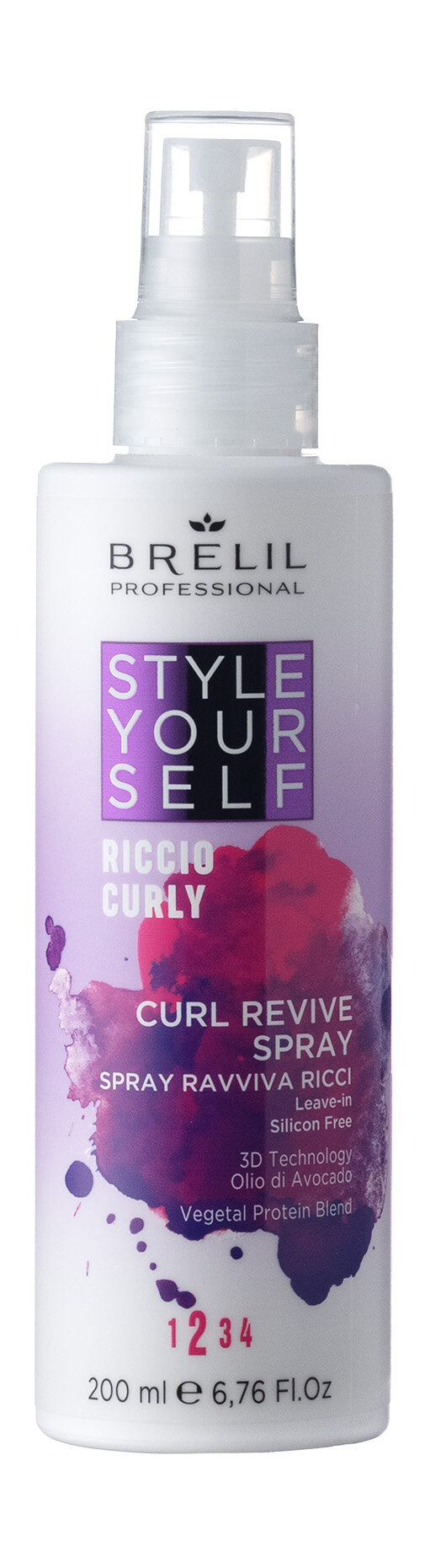 BRELIL Style Your Self Спрей для восстановления локонов несмываемый без силиконов, 200 мл