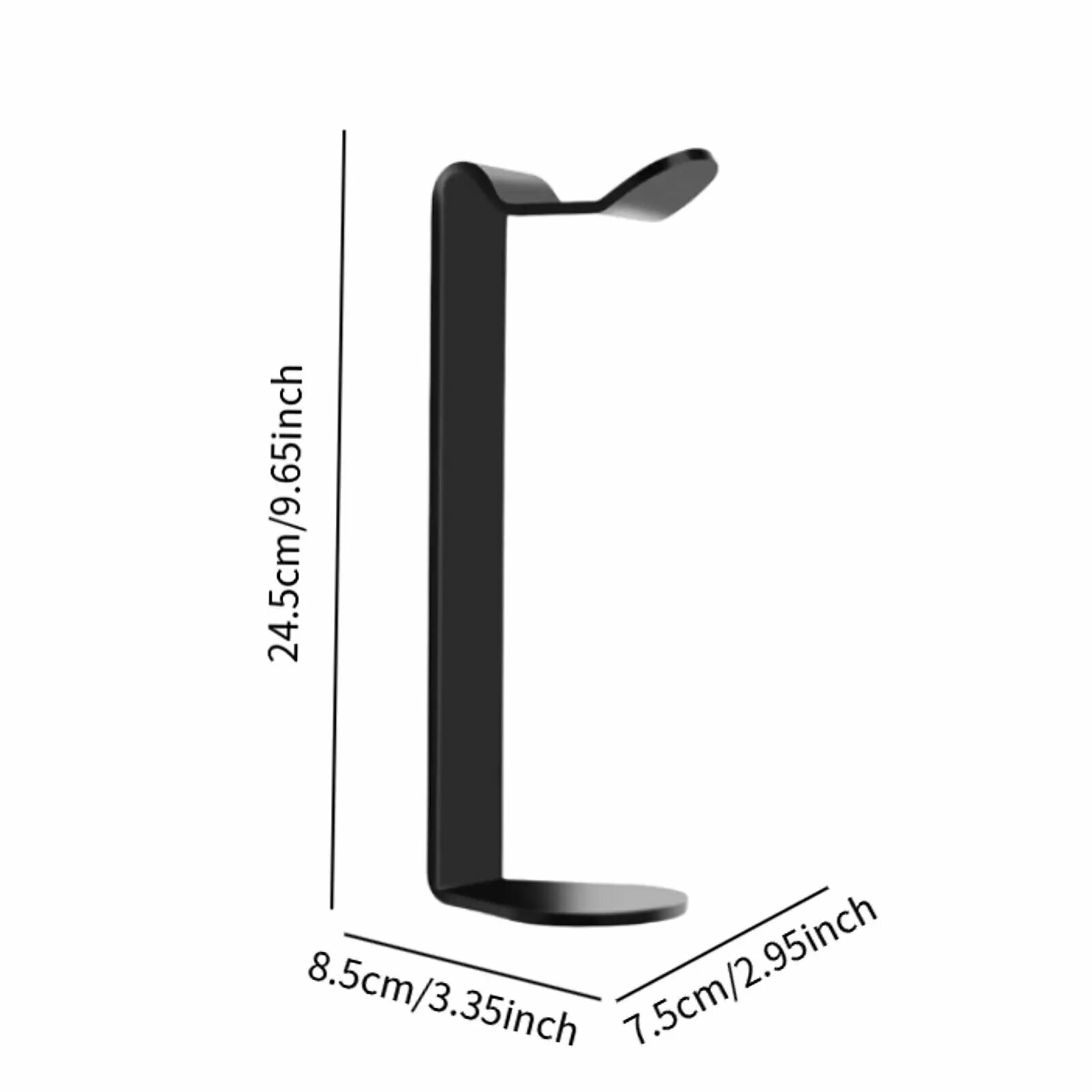 1 шт. вешалка для наушников, акриловая подставка для наушников, прочная нескользящая основа, держатель для гарнитуры, подставка для игровой домашней настольной подставки