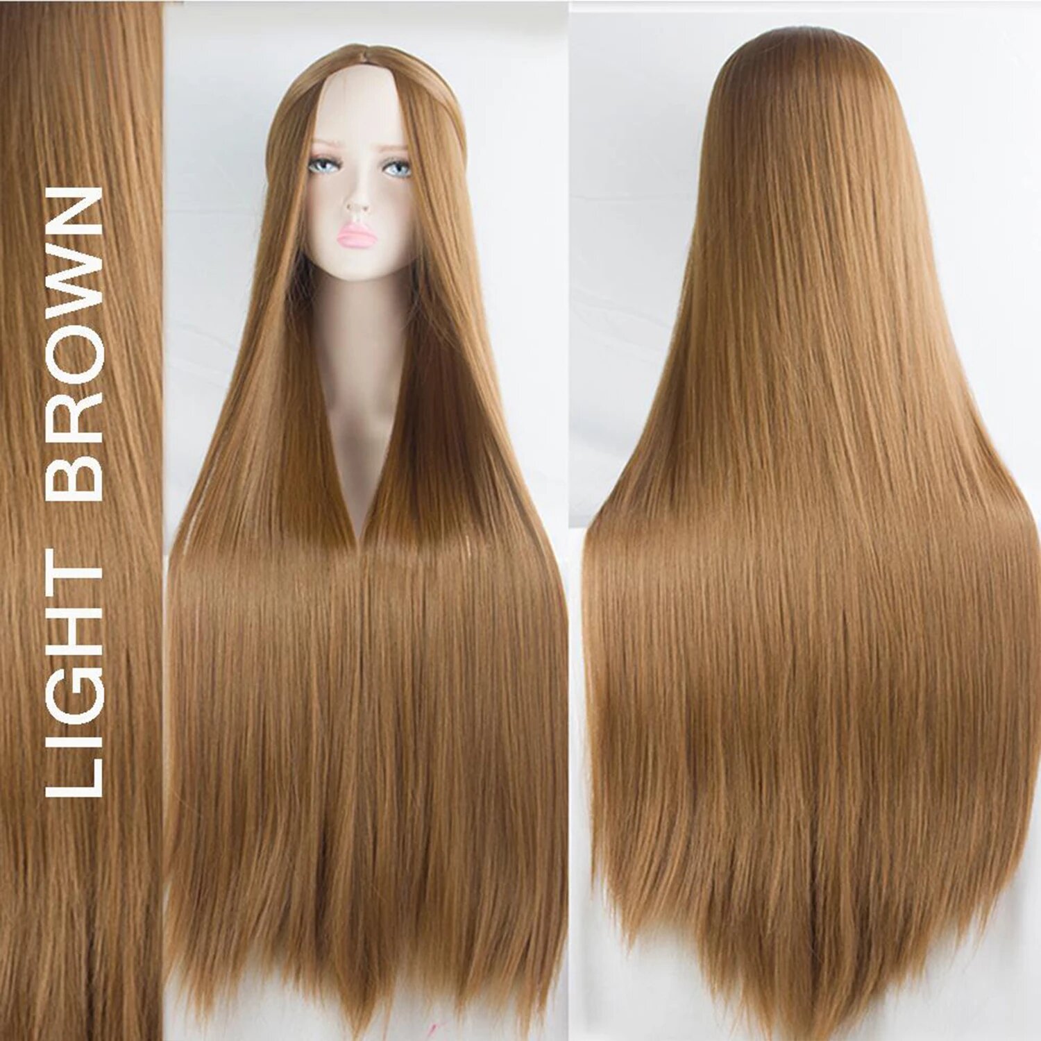 Синтетический парик Light Brown 100 см DM67-30
