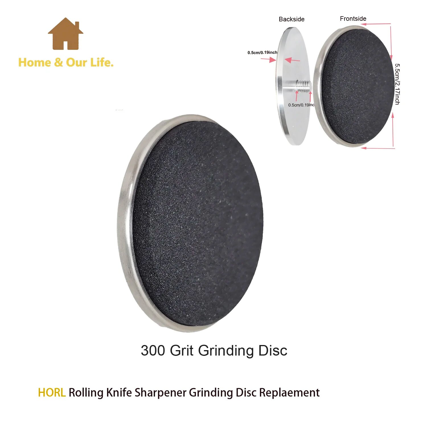 Сменные керамические колеса Horl 300 Grit, серые