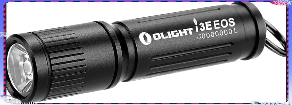 Фонарь-брелок Olight i3E EOS J00000001 черный светодиодный брелок для ключей из алюминия