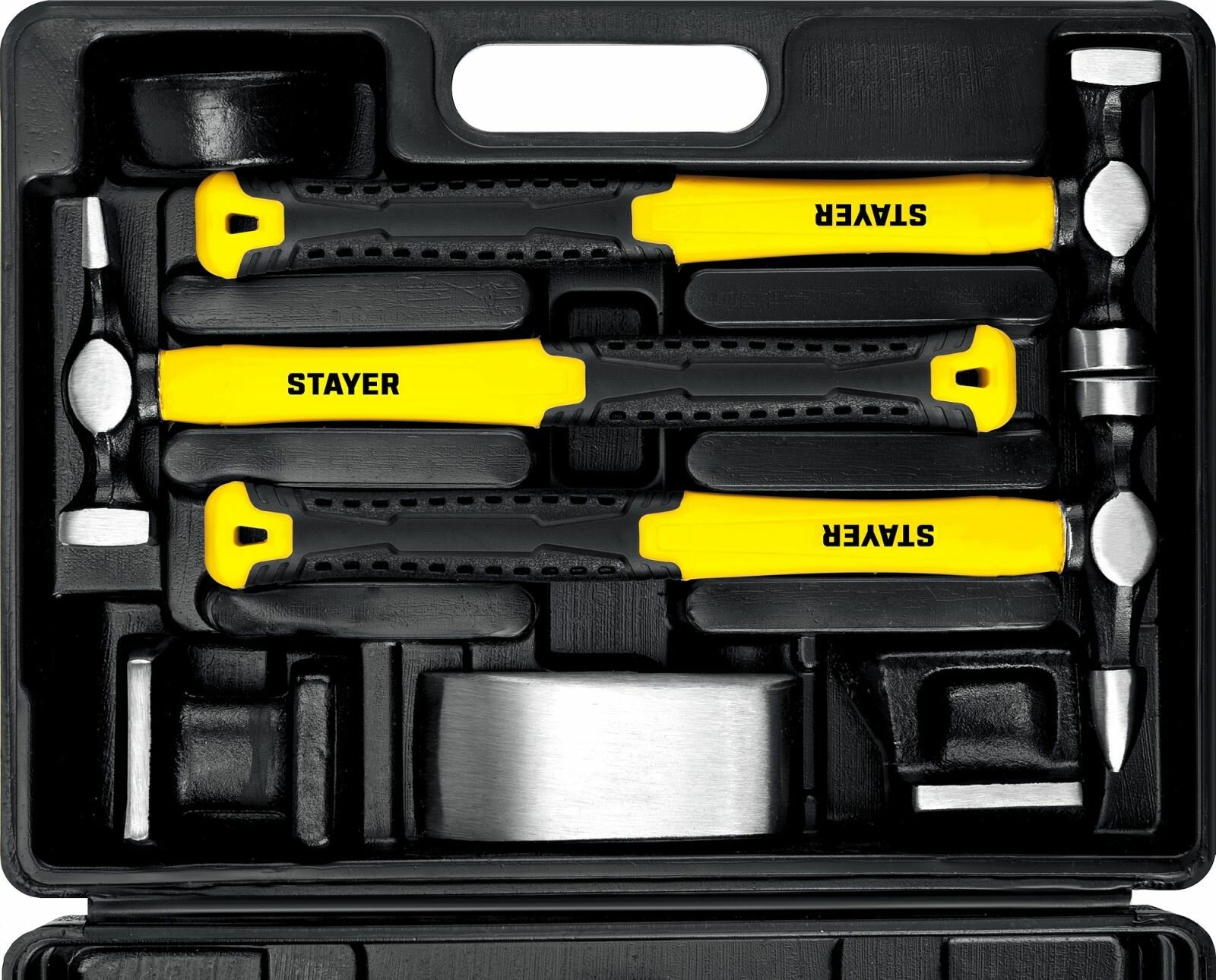 Набор молотков STAYER 7 шт, риxтовочные и правки, для кузовного ремонта