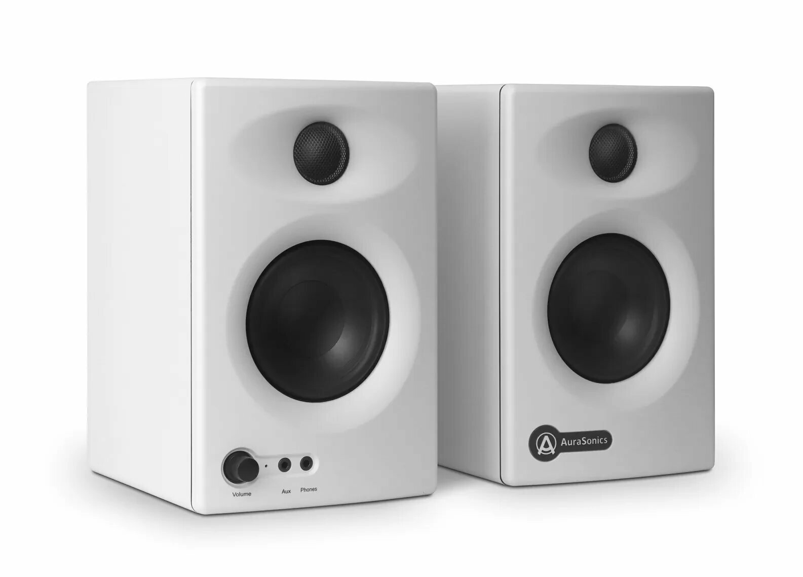 Активные студийные мониторы AuraSonics KN3.5BT White с Bluetooth