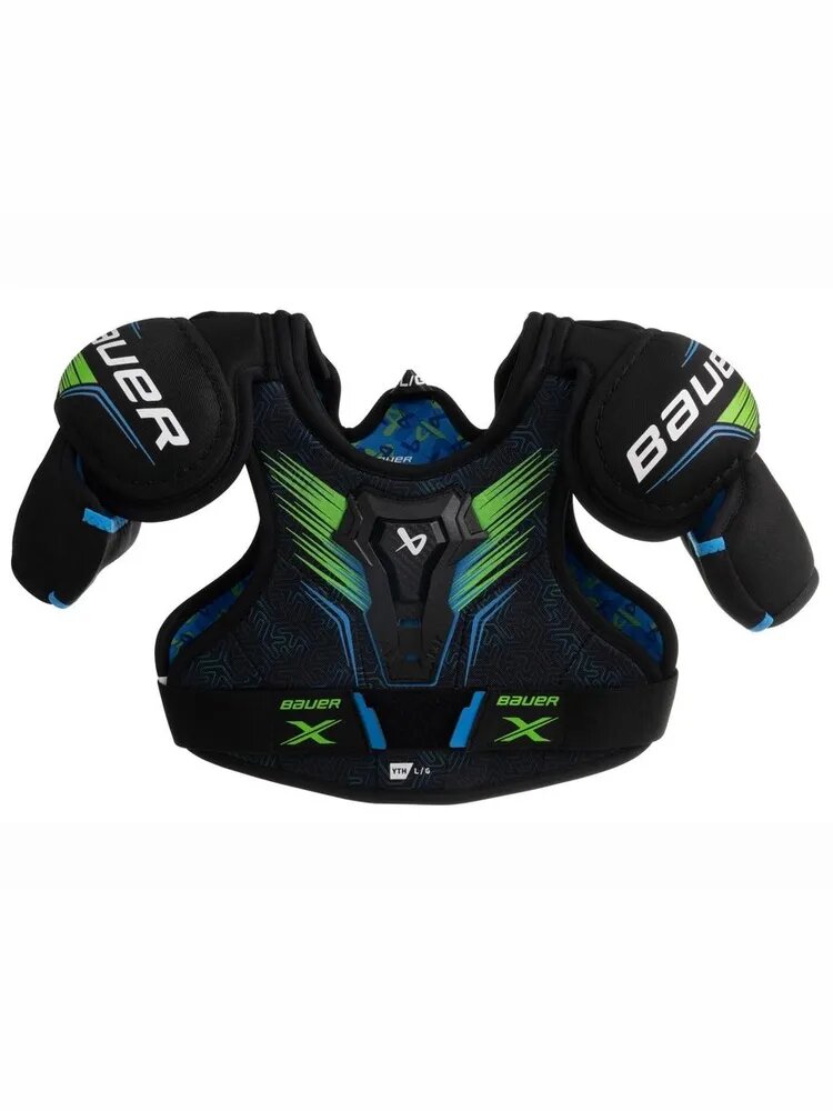 BAUER X S24 Детская защита корпуса для хоккея, размер S, для игроков любительского уровня