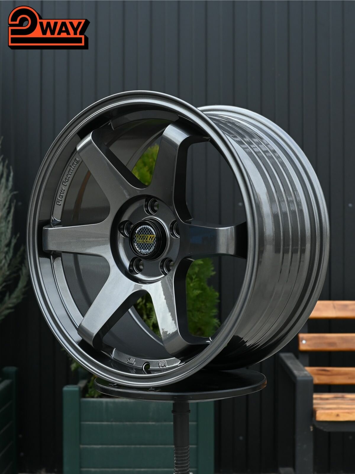 Taigiro Топ дизайн Колесный диск Литой 17x8 PCD5x108 ET35 D73.1 Графит
