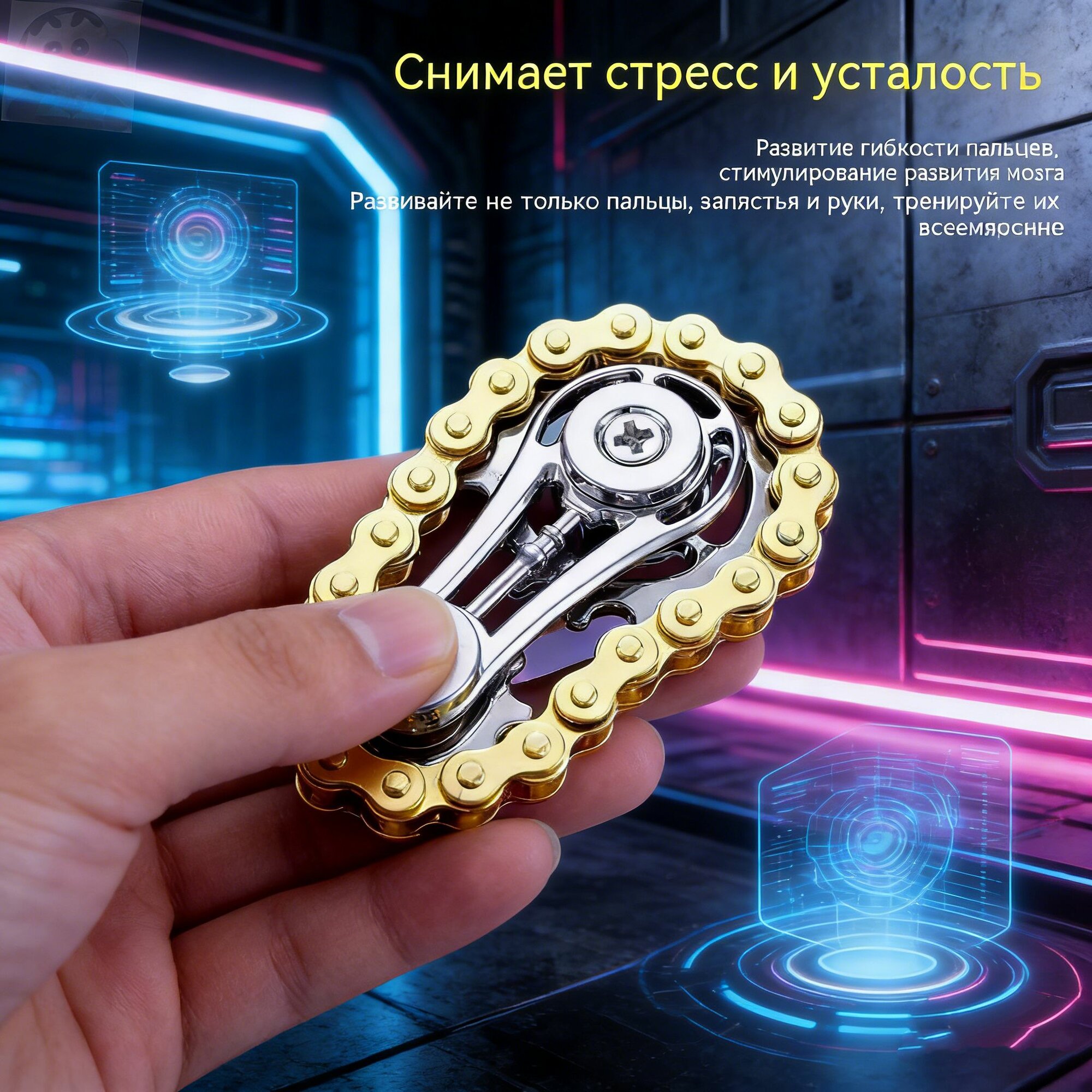 Спиннер, настольная игрушка, средство для снятия стресса,1