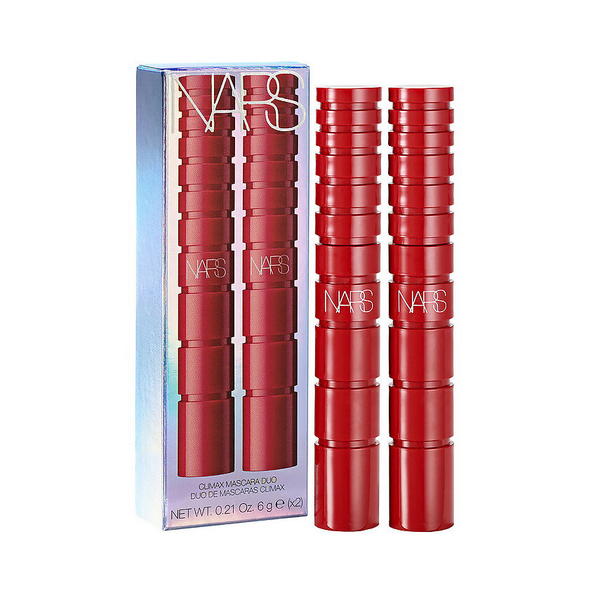 NARS Набор тушей Climax Mascara Duo, EXPLICIT BLACK, 6 г x 2 шт.