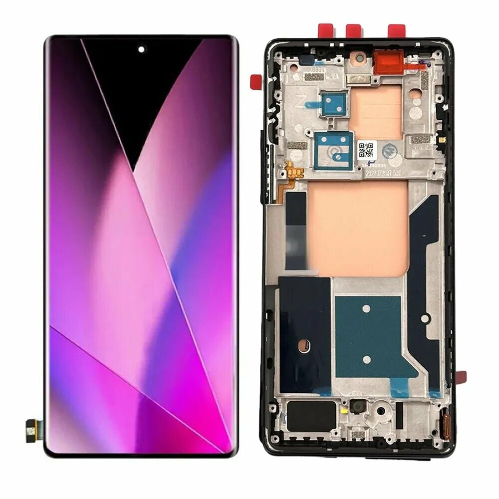 (AMOLED) Дисплей(экран) для Infinix Zero 40 5G X6861 (Инфиникс Зеро 40) в сборе с тачскрином рамкой (Оригинал)
